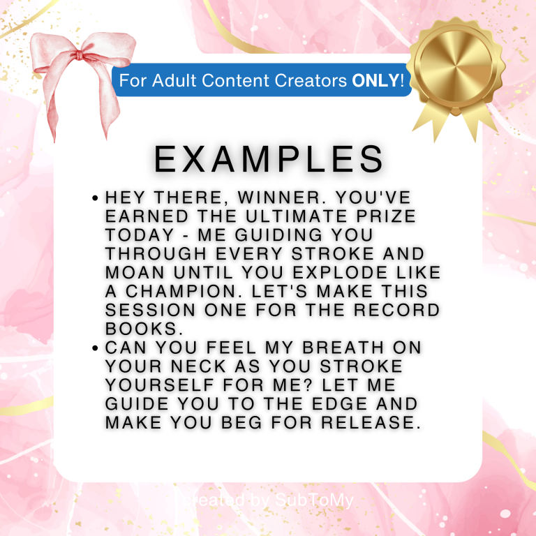 2025 250 JOI Mass Message Pack for Onlyfans, Reddit, Loyalfans, Social ...