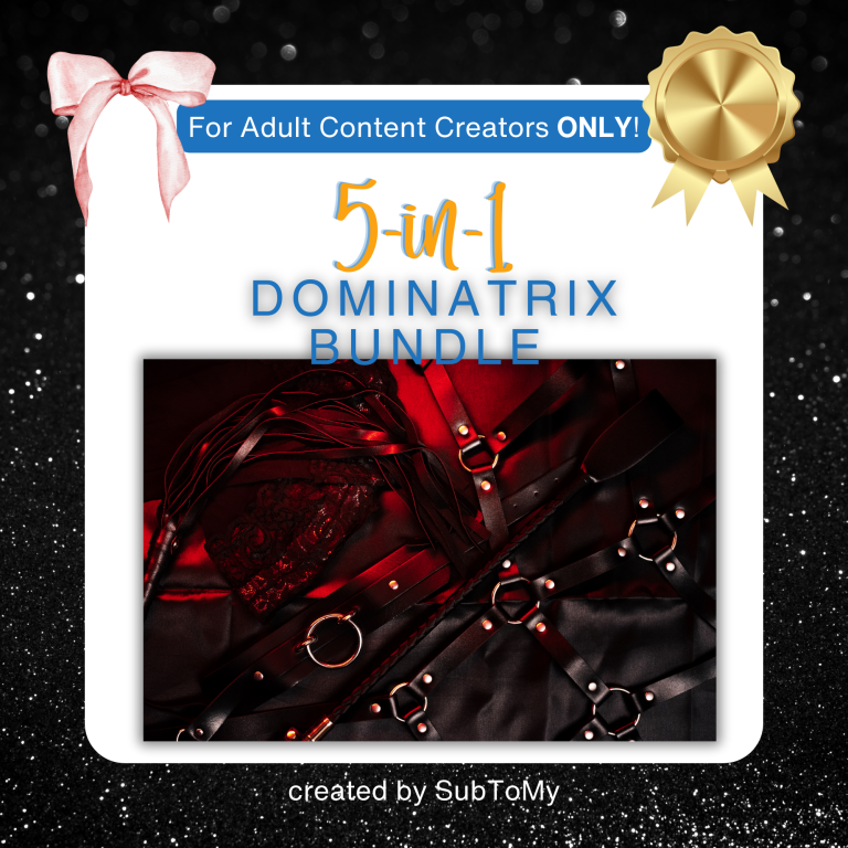 2026 5-in-1 Dominatrix Bundle for Onlyfans, Reddit, Loyalfans, Social ...